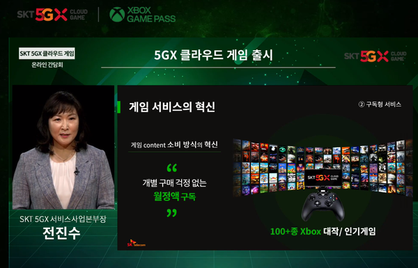 SKT-MS, 클라우드 게임 유저 백만명 시대 연다